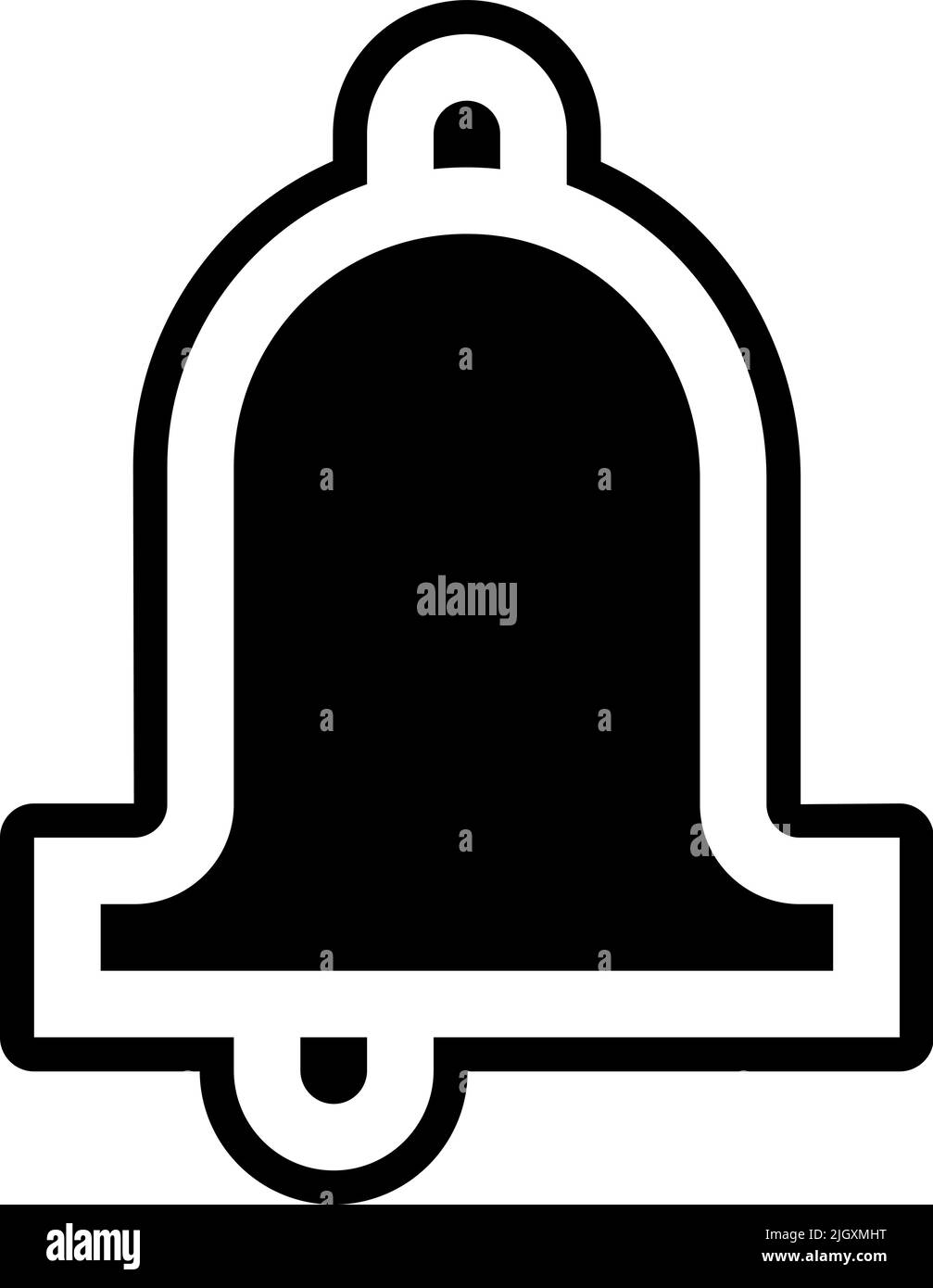 Help and support bell icon Stock Vector Image & Art - Alamy