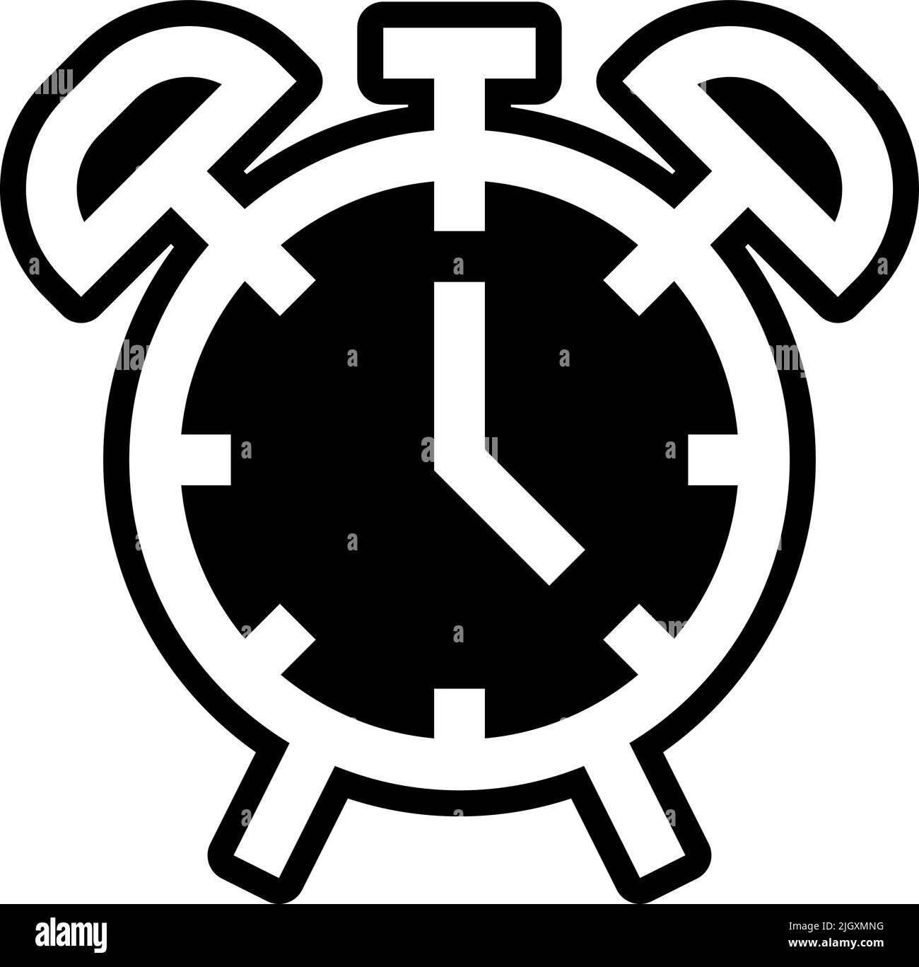 High school alarm clock icon Stock Vector Image & Art - Alamy