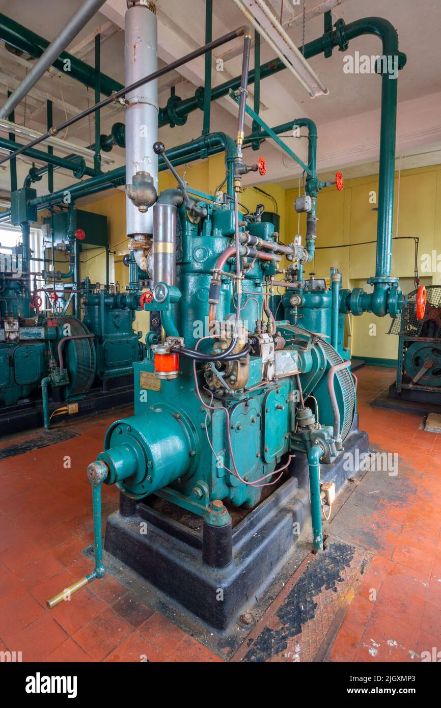 Kelvin Diesel model K2 engine with Alley & Maclellan air compressor for ...