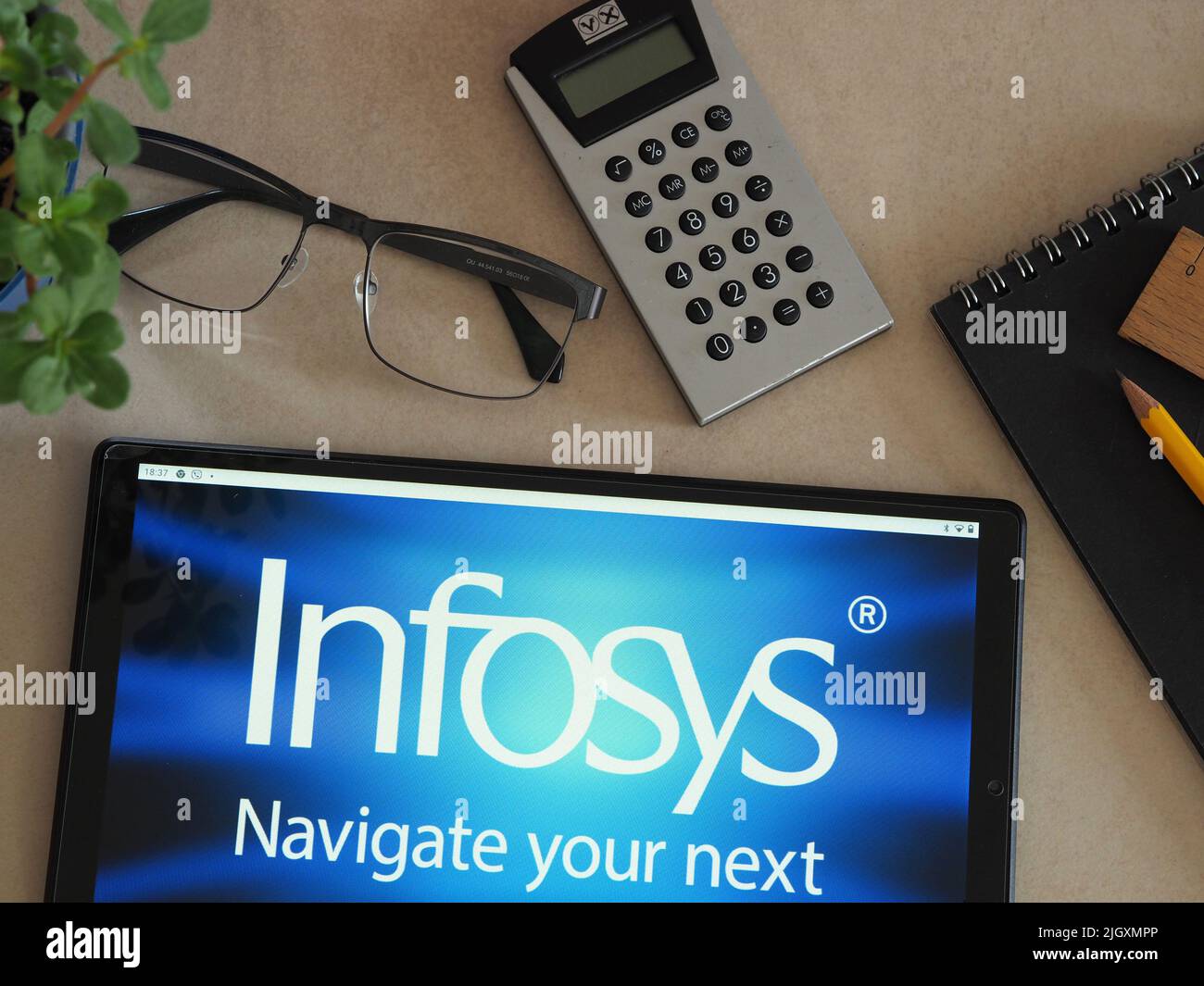 Infosys logo hi-res stock photography and images - Alamy
