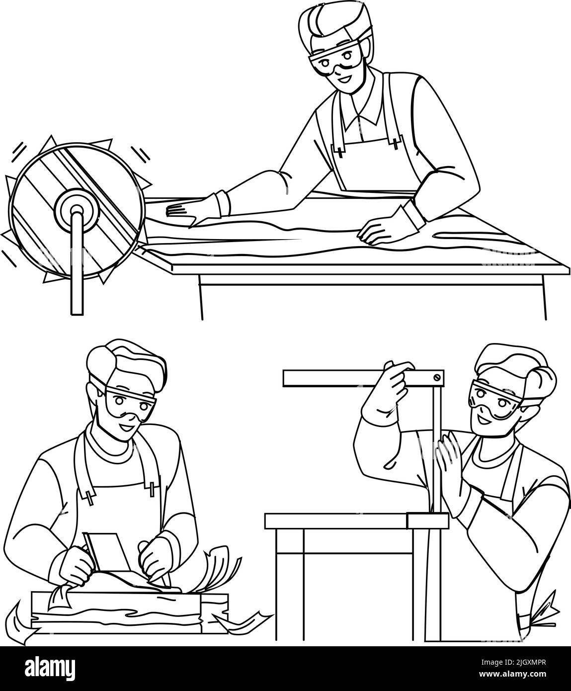 Joinery carving Black and White Stock Photos & Images - Alamy