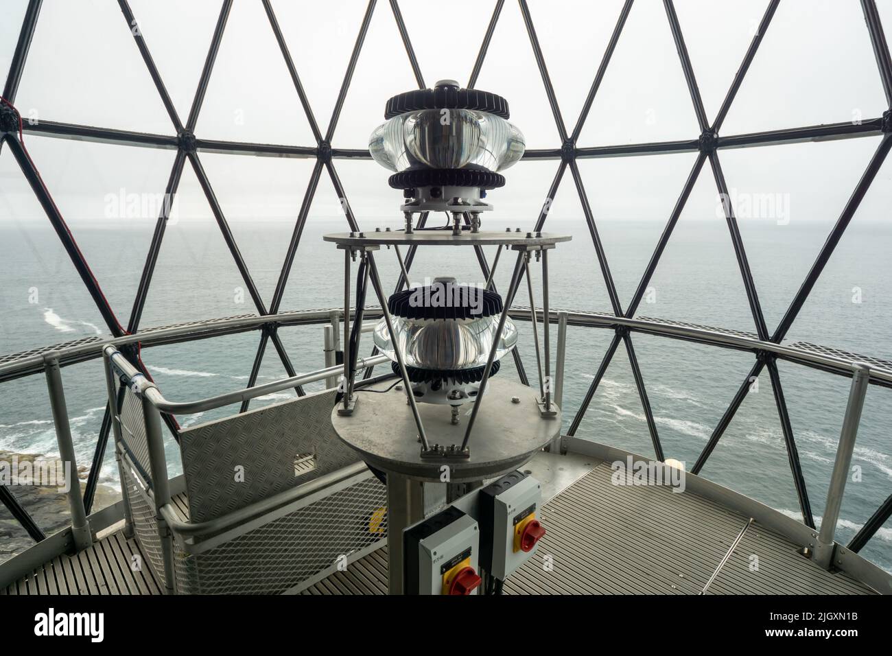 LED light or lantern installed in Ardnamurchan Lighthouse. It does not ...
