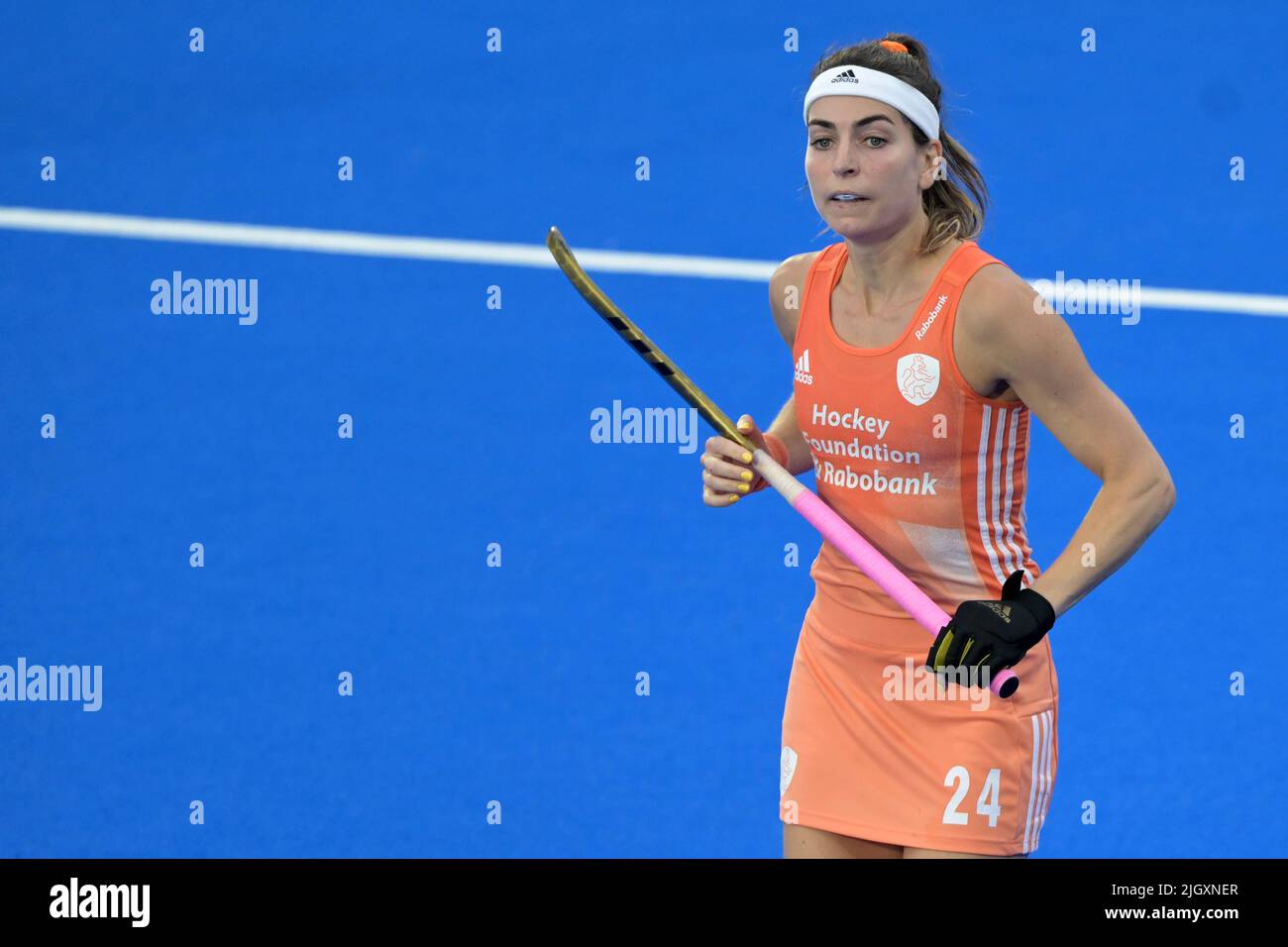 AMSTERDAM - Eva de Goede of Holland hockey women during the match ...