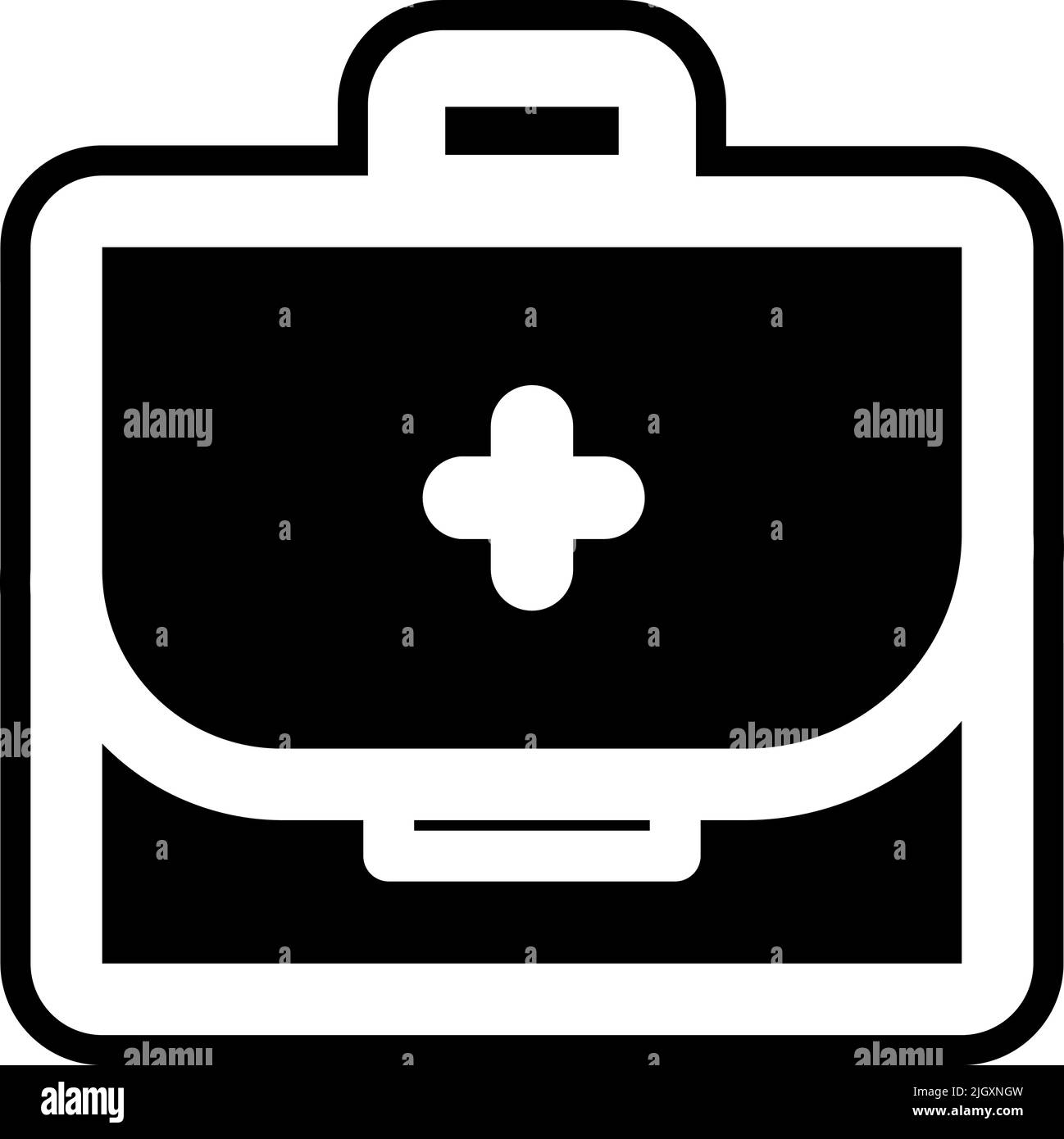 Healthy and hospital first aid kit icon Stock Vector Image & Art - Alamy