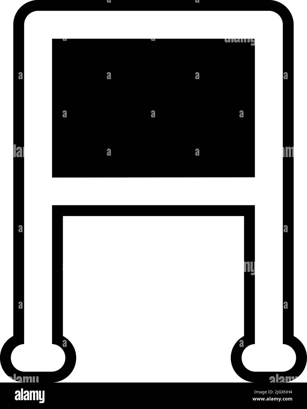 Healthy and hospital walking frame icon Stock Vector Image & Art - Alamy