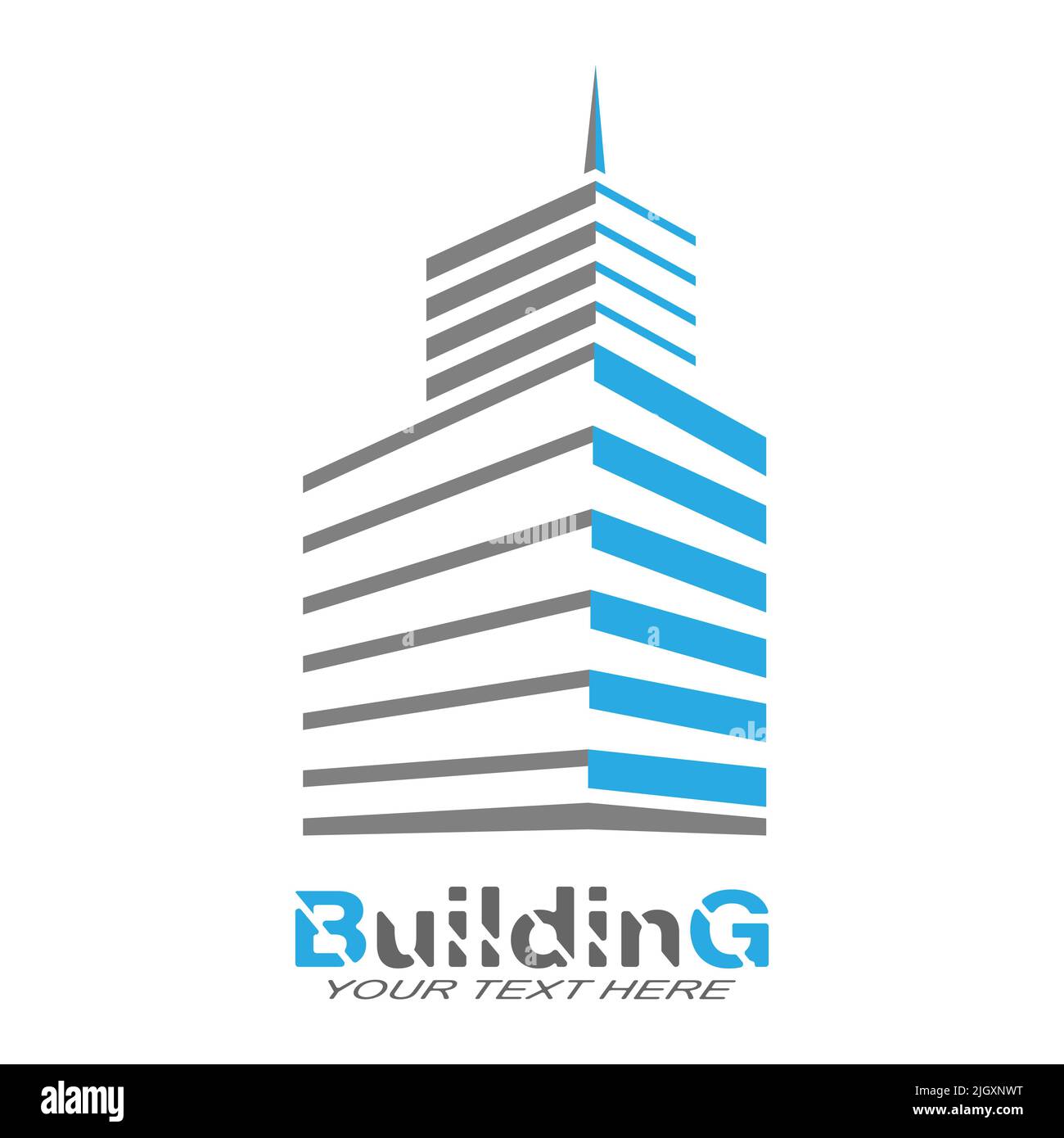 Architecture and construction. Vector template of a logo, sticker or ...