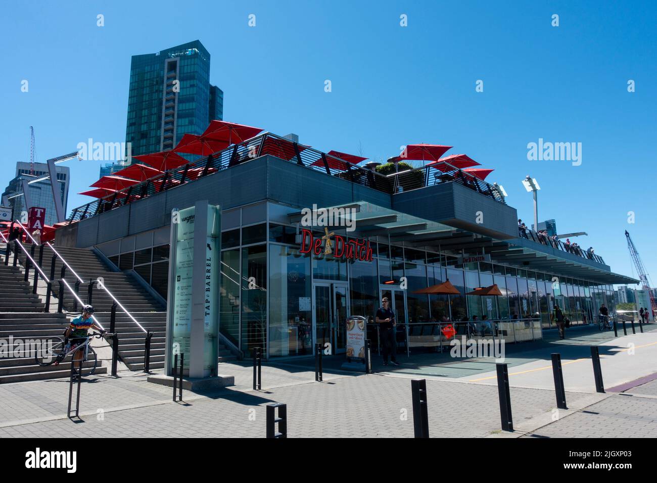 De Dutch Restaurant in Canada Place Downtown Vancouver, BC Canada Stock ...