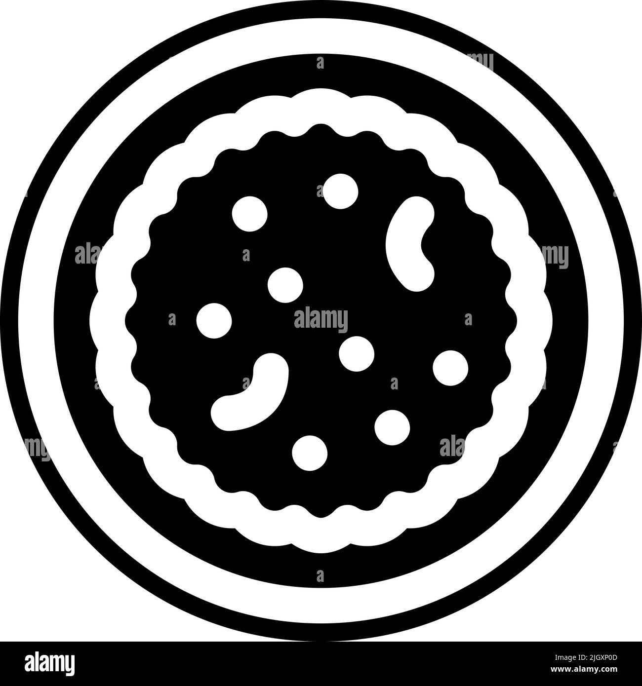 Fried egg vegetable Black and White Stock Photos & Images - Alamy