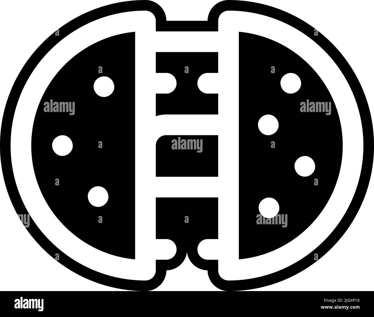 Food pita bread icon Black and White Stock Photos & Images - Alamy