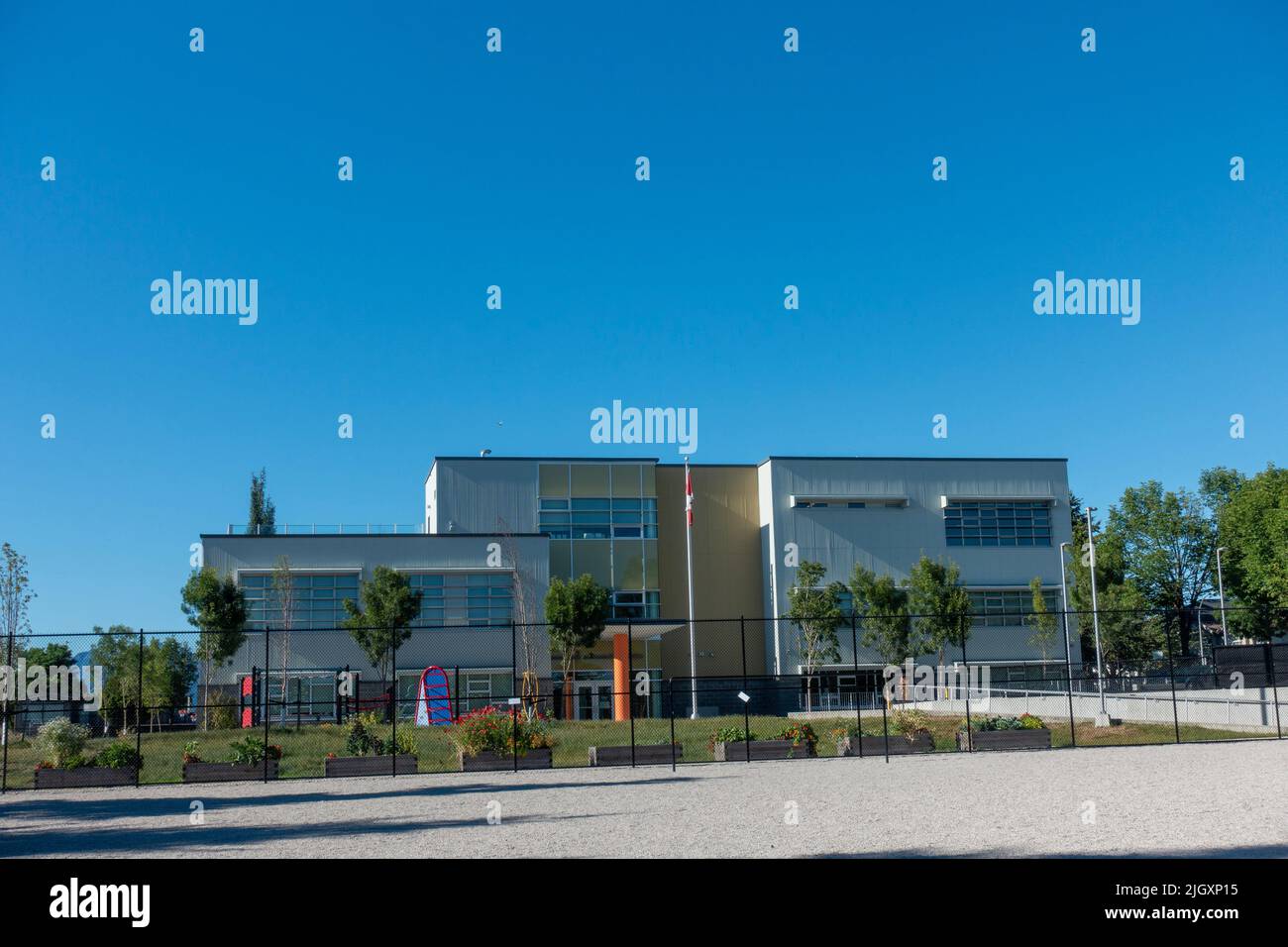 Elementary school building exterior in Vancouver, BC Canada Stock Photo ...