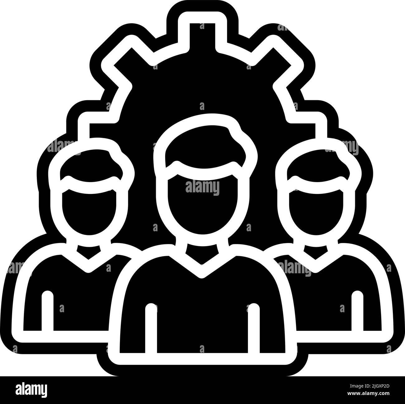 Human resources team management icon Stock Vector Image & Art - Alamy