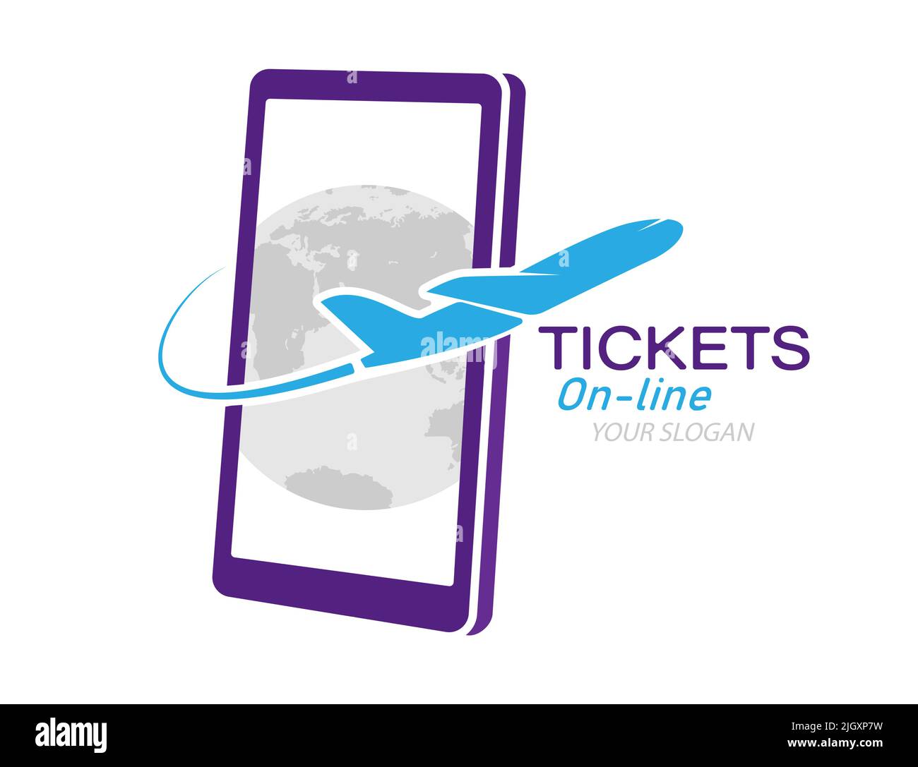 Online booking of tickets. Vector illustration for websites ...