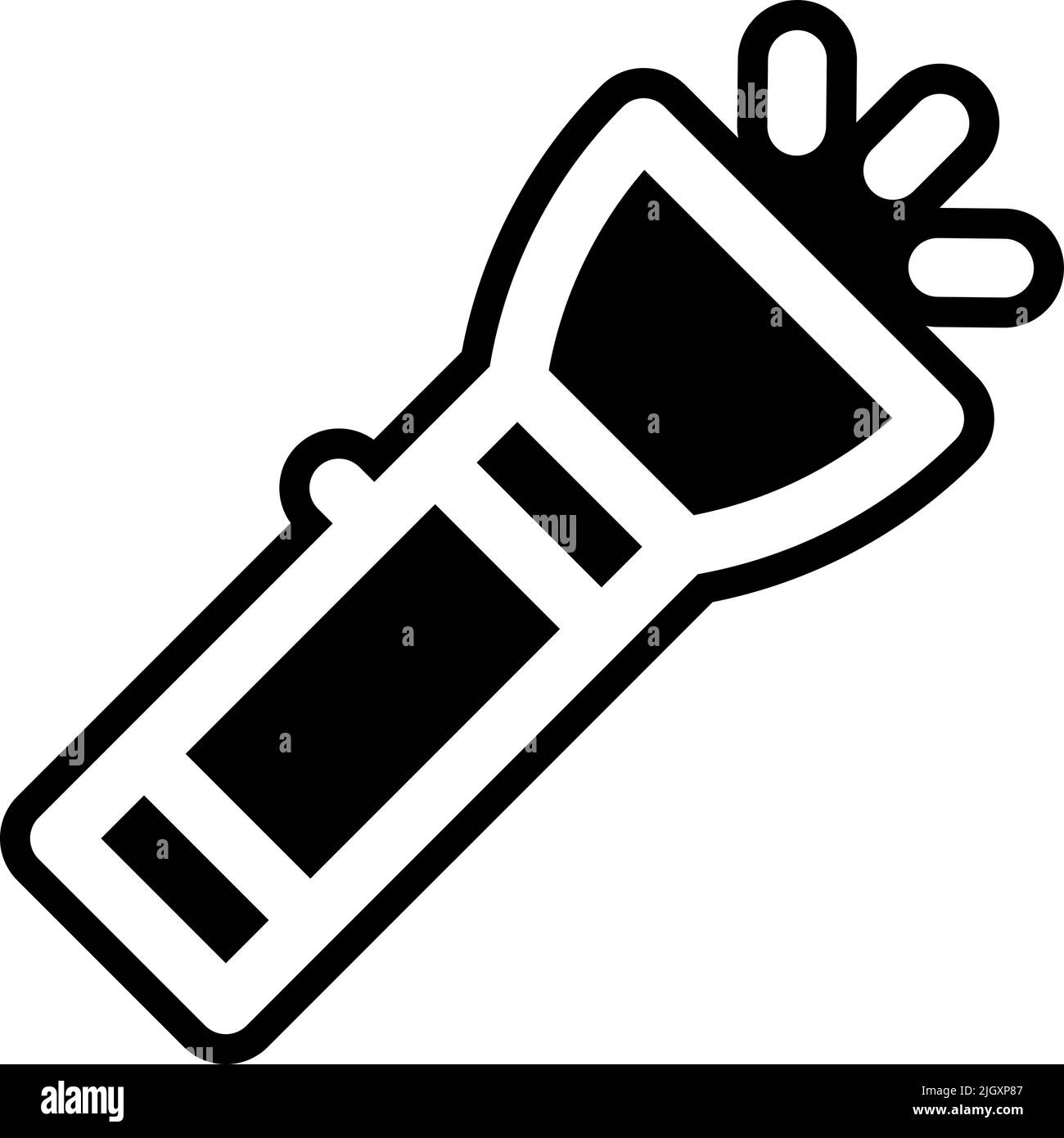 Flashlight icon simple element hi-res stock photography and images - Alamy