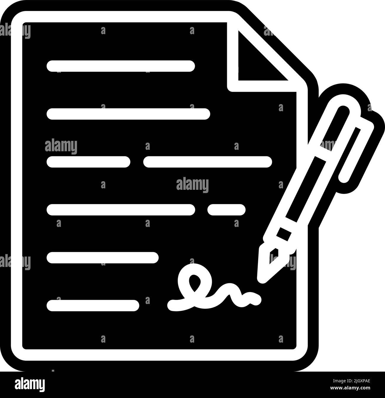 Human resources contract icon Stock Vector Image & Art - Alamy