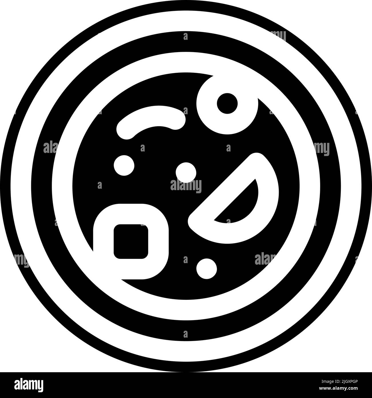 Sea food glyph icon Stock Vector Images - Alamy