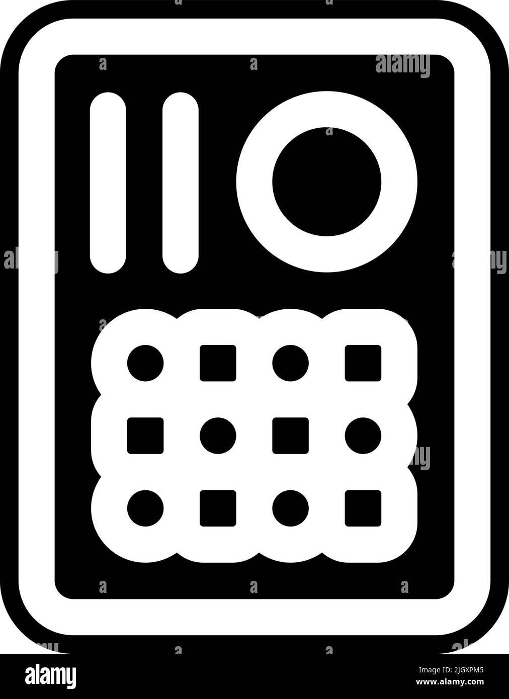 Food snacks set icon Black and White Stock Photos & Images - Alamy