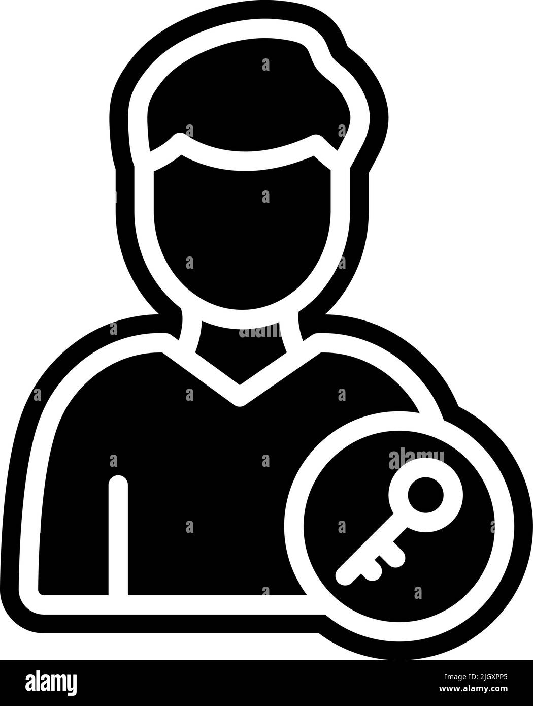 Time key person Stock Vector Images - Alamy