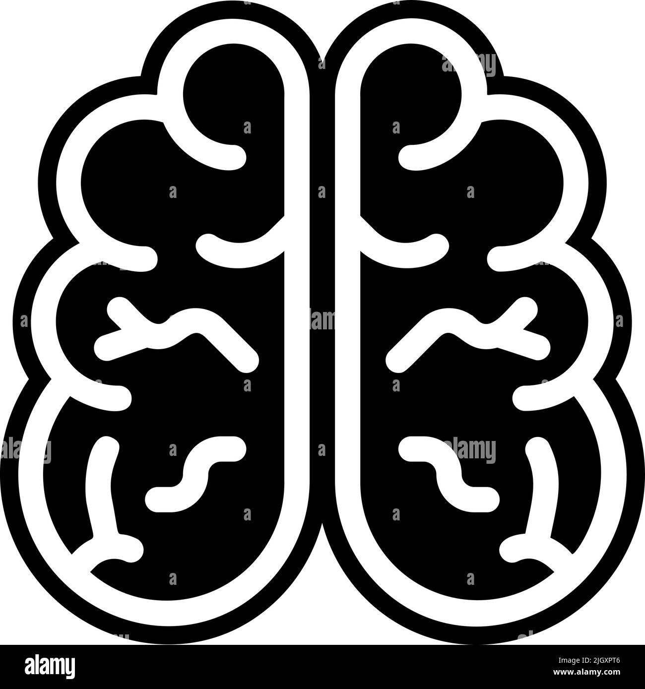 Infirmary medical brain icon Stock Vector Image & Art - Alamy