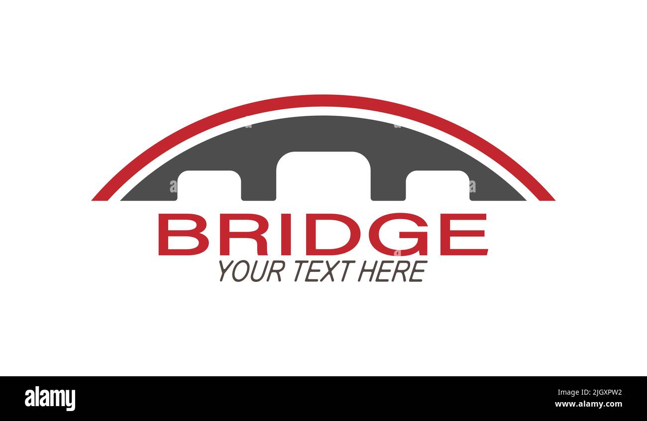 Bridge. Logo, brand, or sticker template for websites, apps, and theme ...
