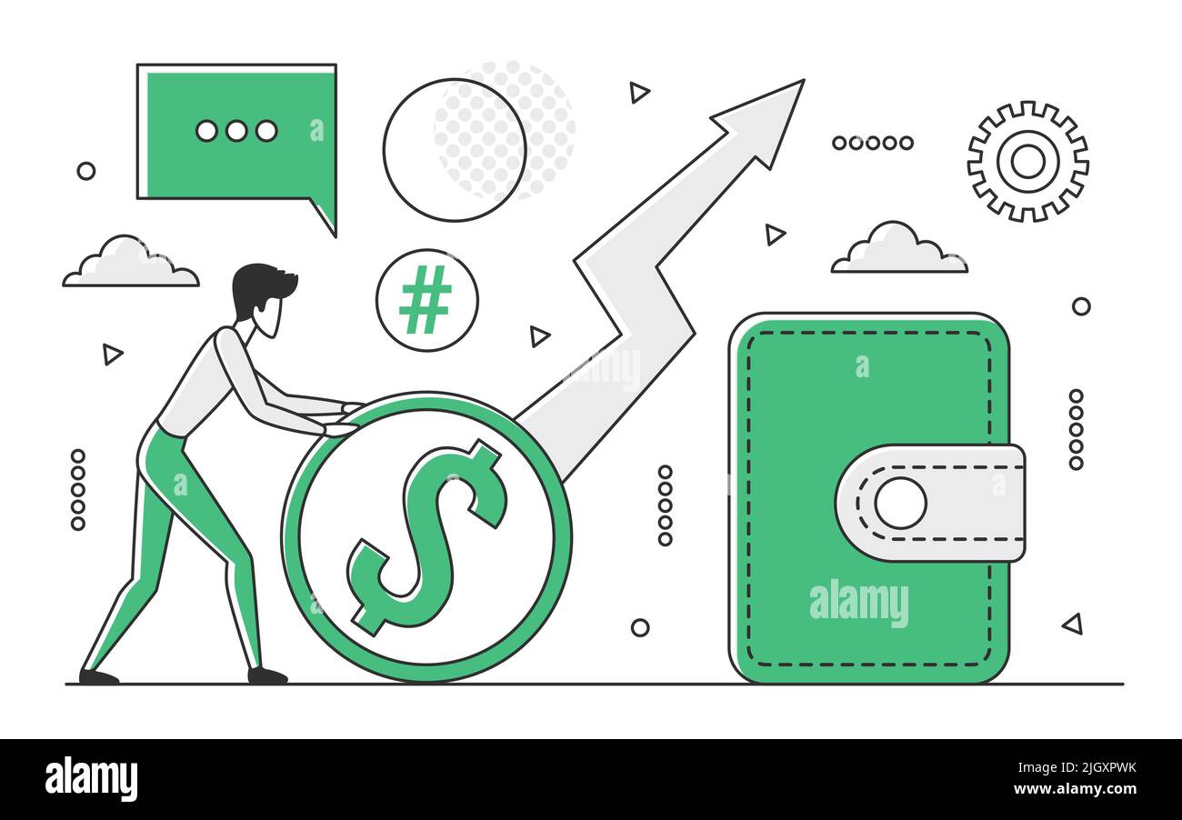 Business growth success chart gaining Stock Vector Images - Alamy