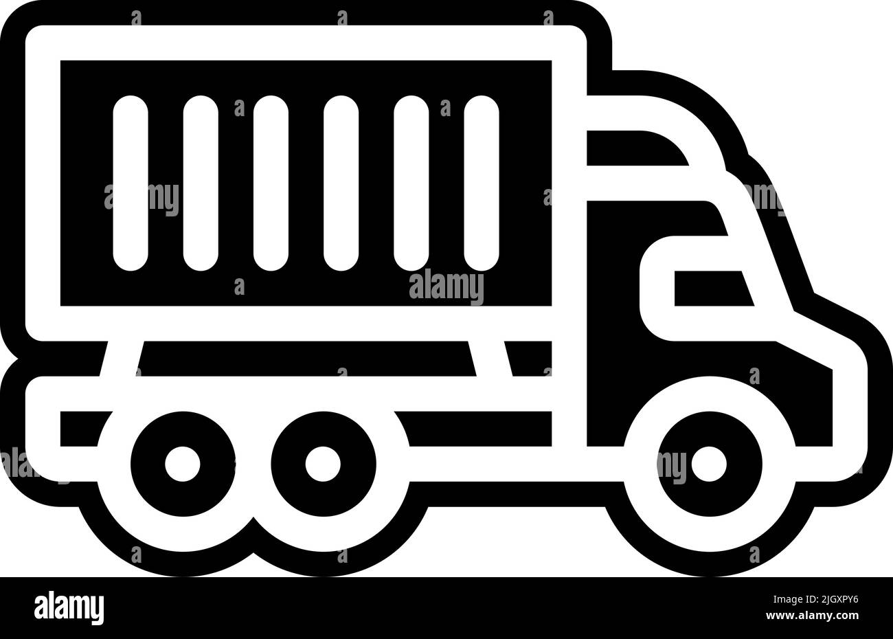 Industry container truck icon Stock Vector Image & Art - Alamy