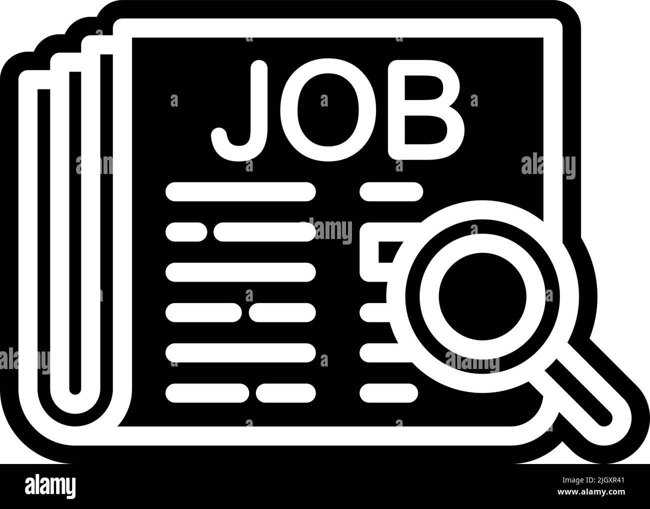 Human resources job search icon Stock Vector Image & Art - Alamy