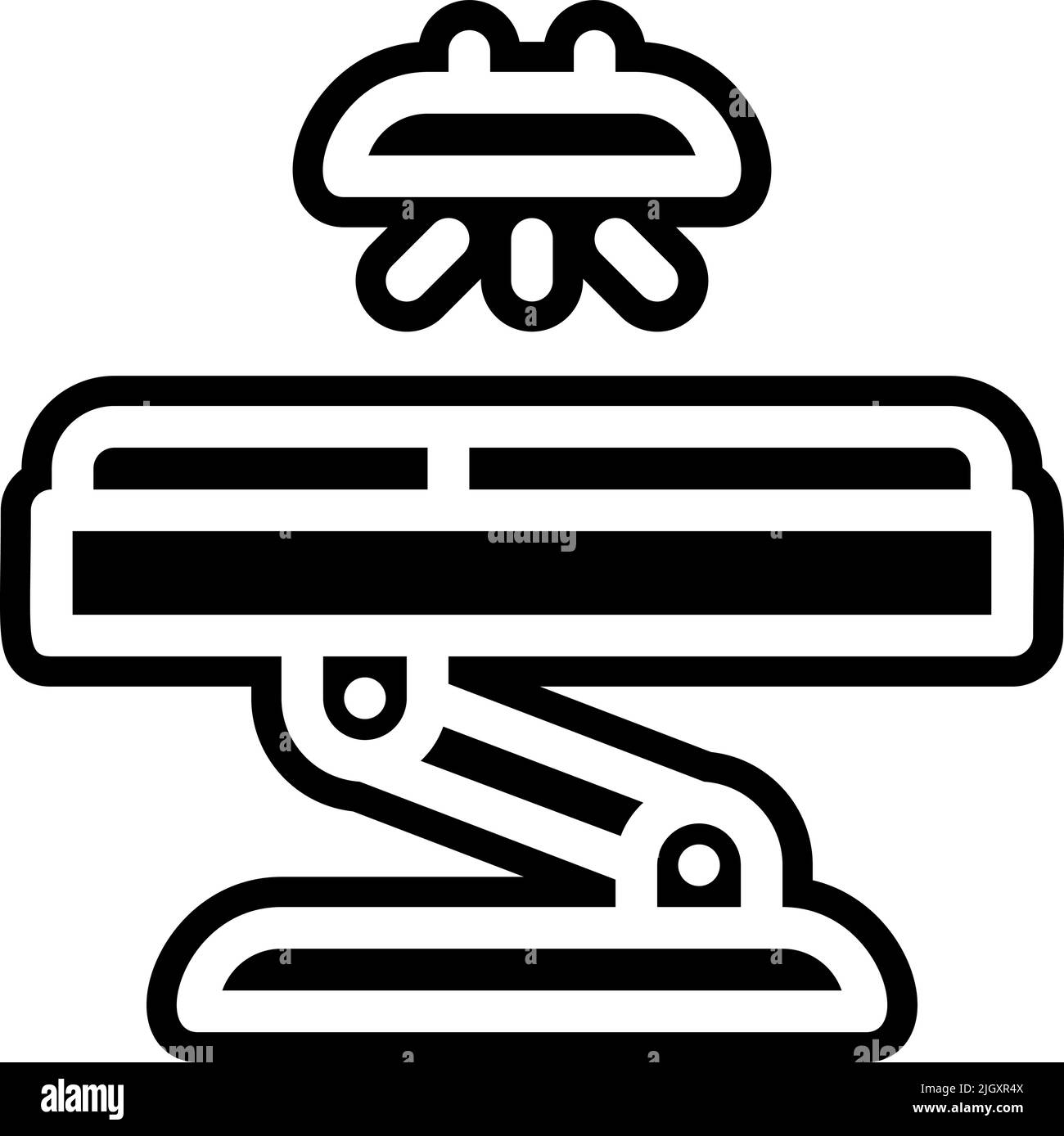 Medical treatment table patient Black and White Stock Photos & Images ...