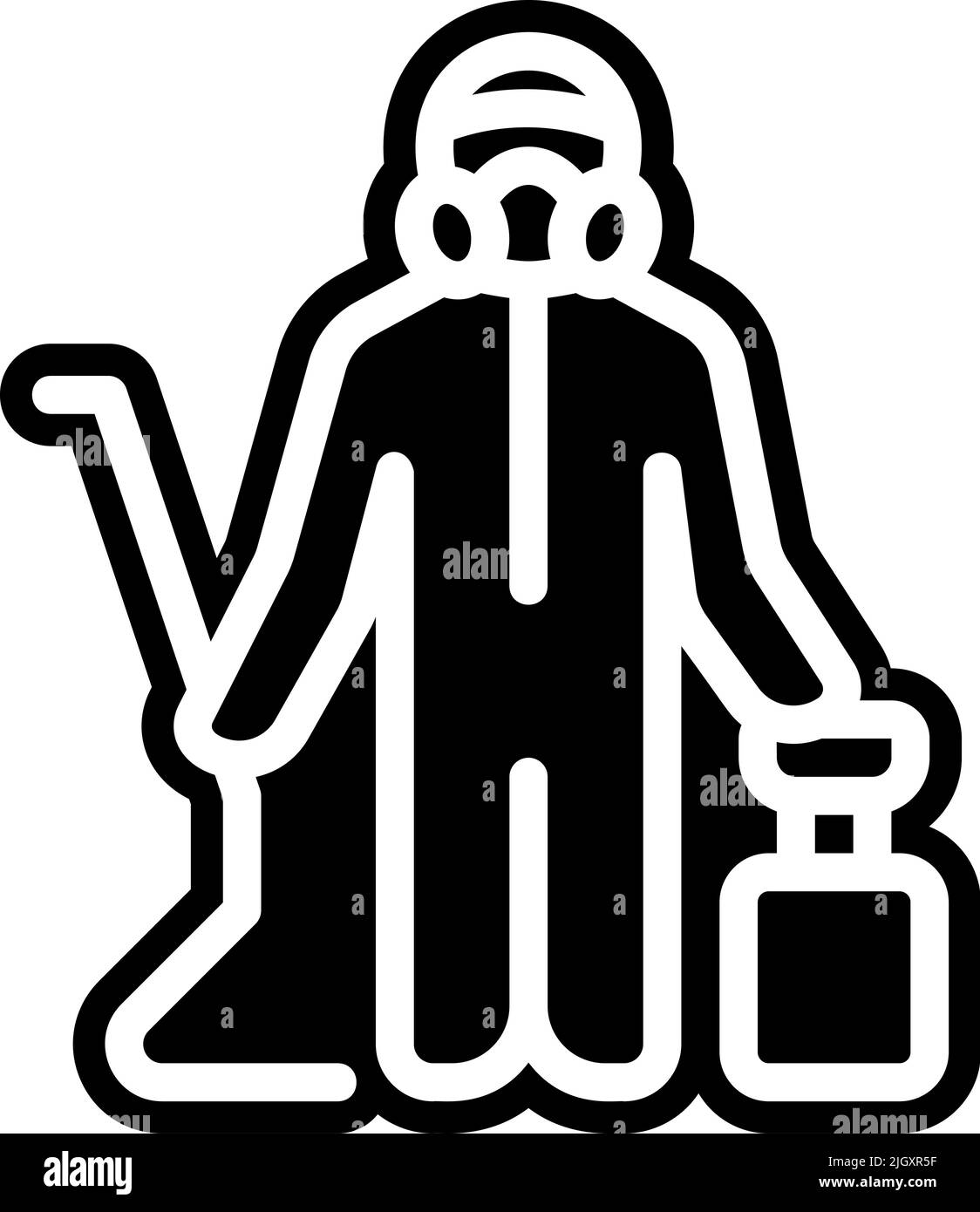 Insects parasites pest control exterminator icon Stock Vector Image ...