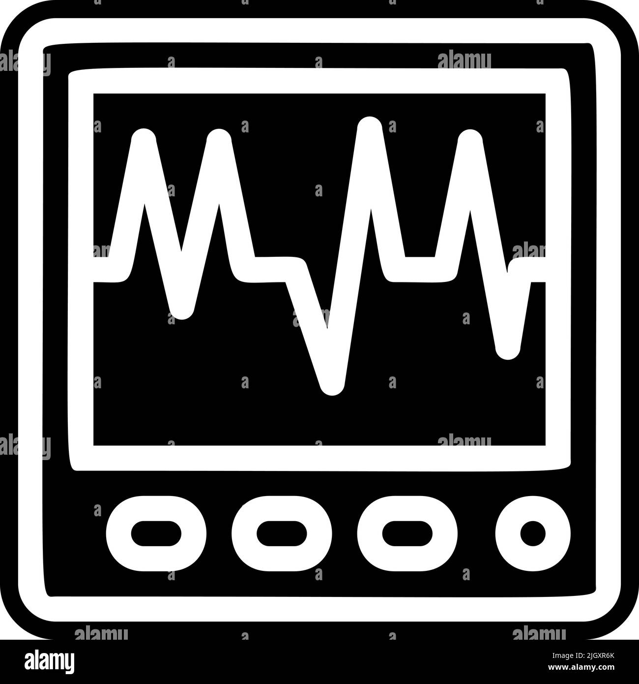 Infirmary medical cardiogram icon Stock Vector Image & Art - Alamy