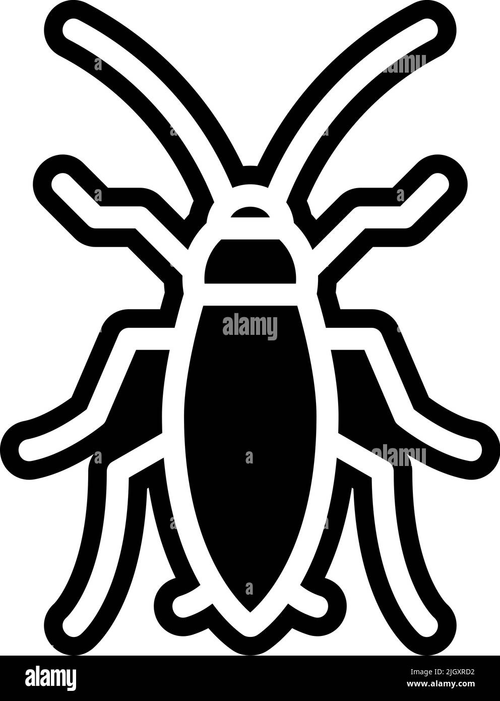Insects parasites pest control cockroach icon Stock Vector Image & Art ...