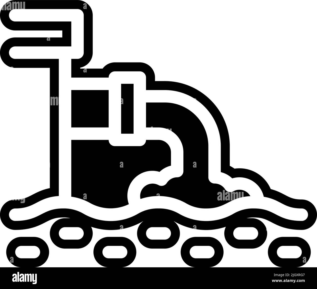 Industry waste water icon Stock Vector Image & Art - Alamy