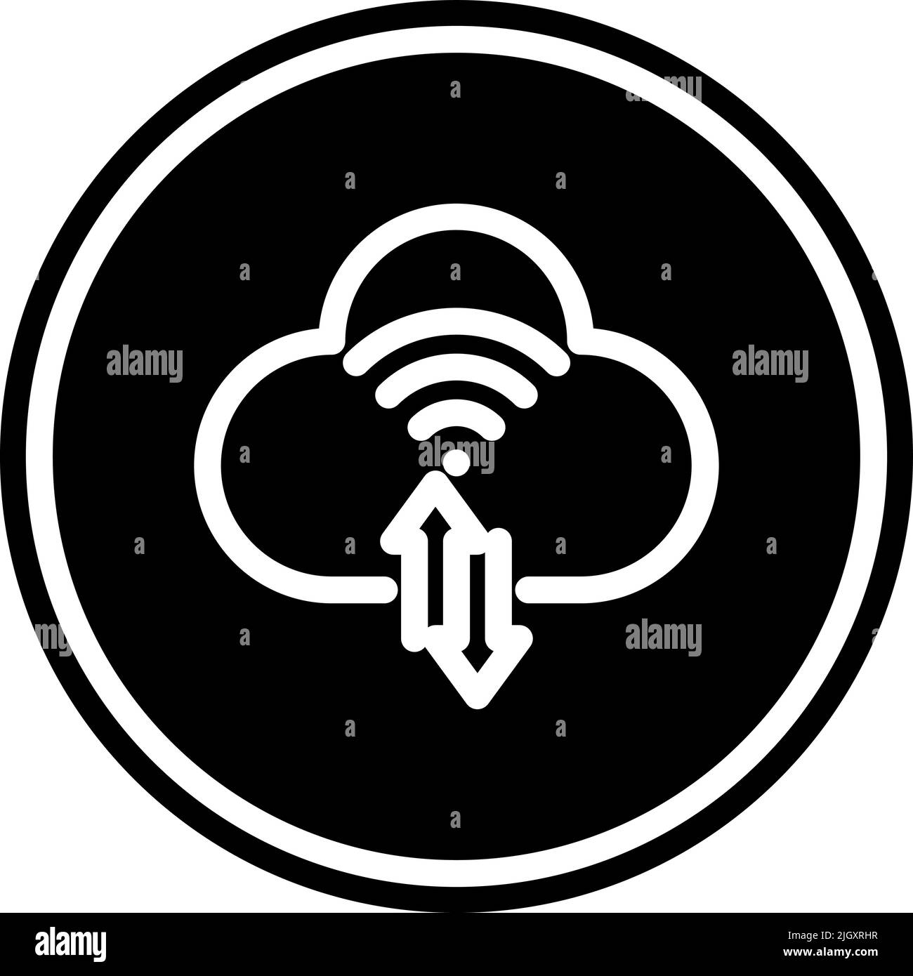 Internet things concept businessman Stock Vector Images - Alamy