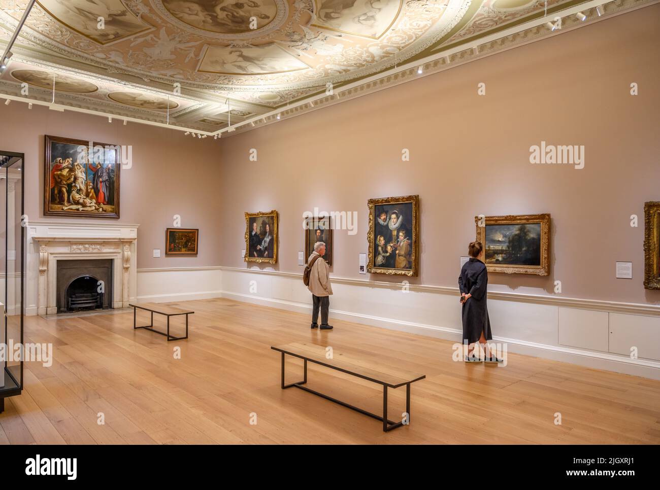 Gallery in the Courtauld Institute of Art, The Strand, London, England ...