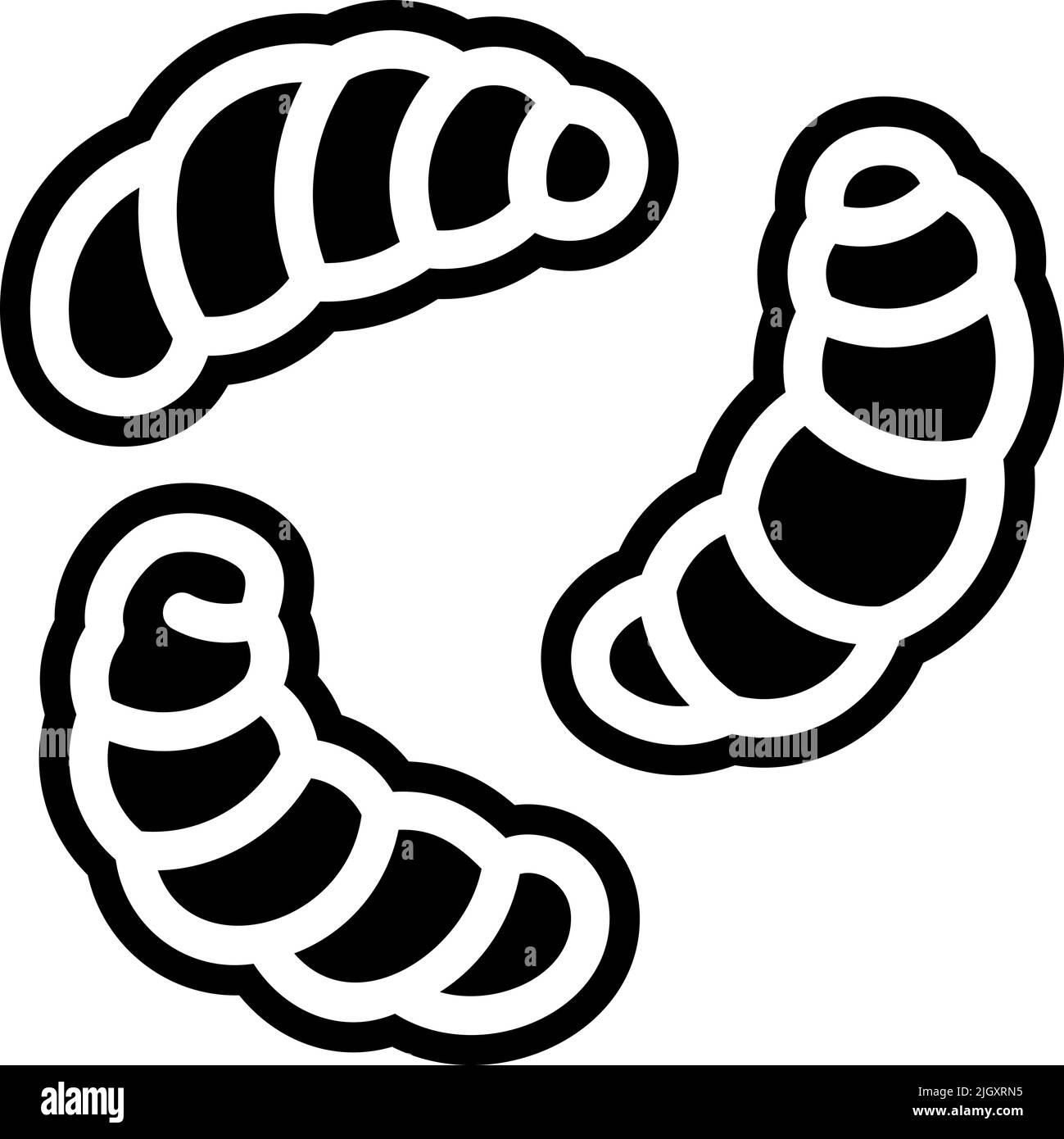 Insects parasites pest control larva icon Stock Vector Image & Art - Alamy