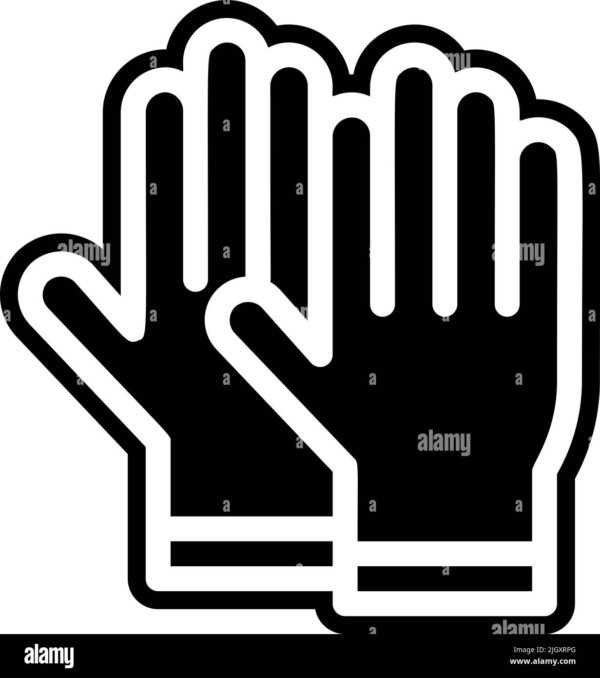 Protective gloves safety glasses Stock Vector Images - Alamy