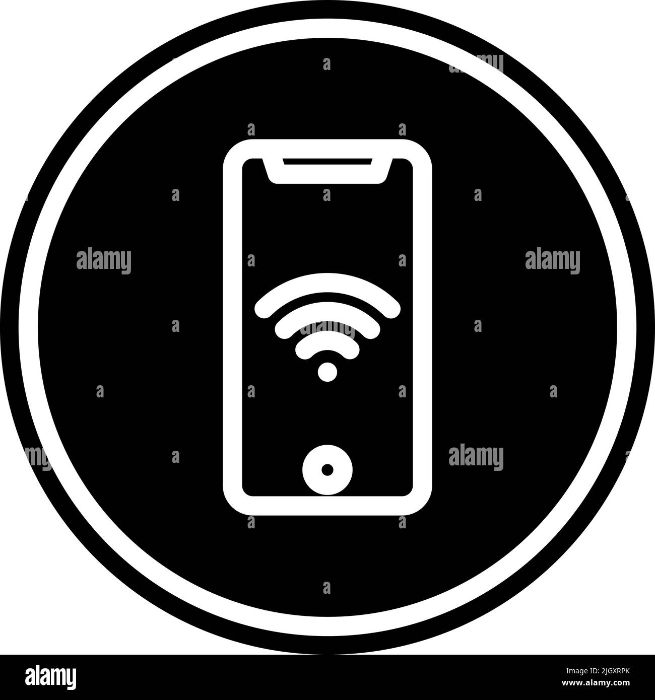 Black smartphone cloud application Stock Vector Images - Alamy