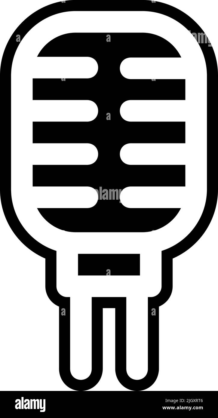 Jazz music microphone icon Stock Vector Image & Art - Alamy