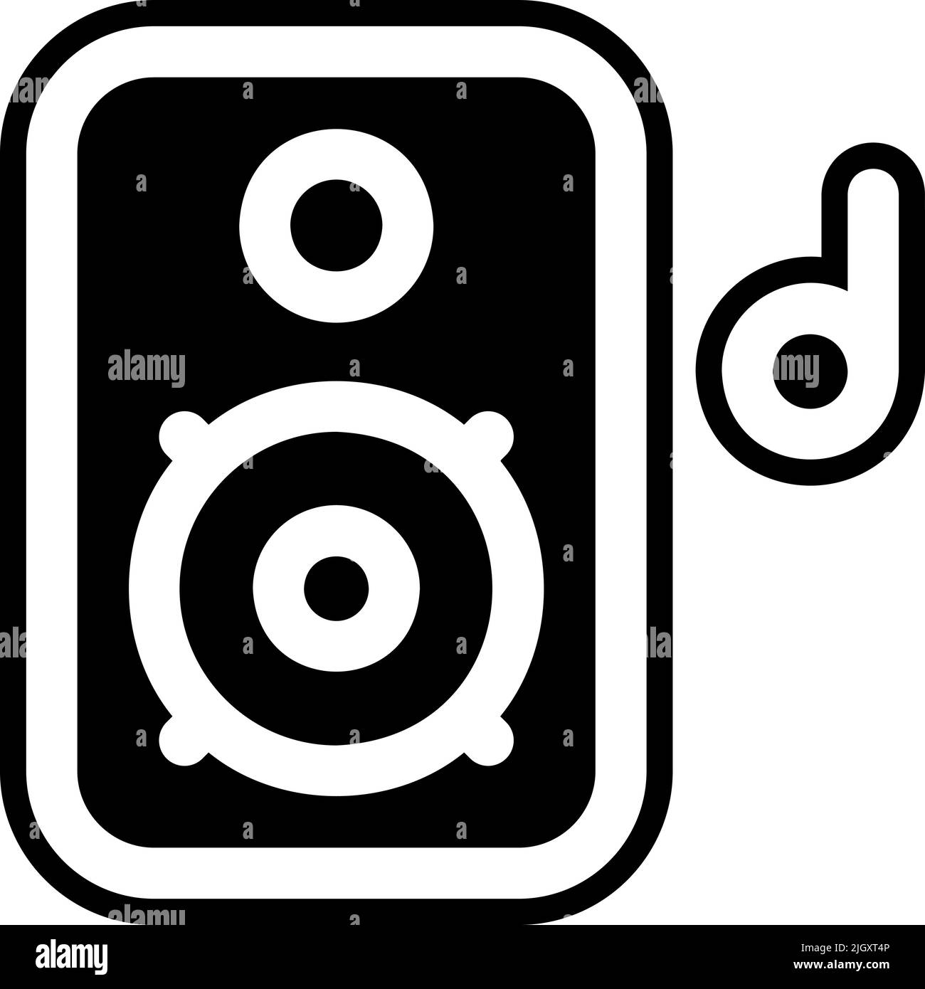 Jazz music speaker icon Stock Vector Image & Art - Alamy