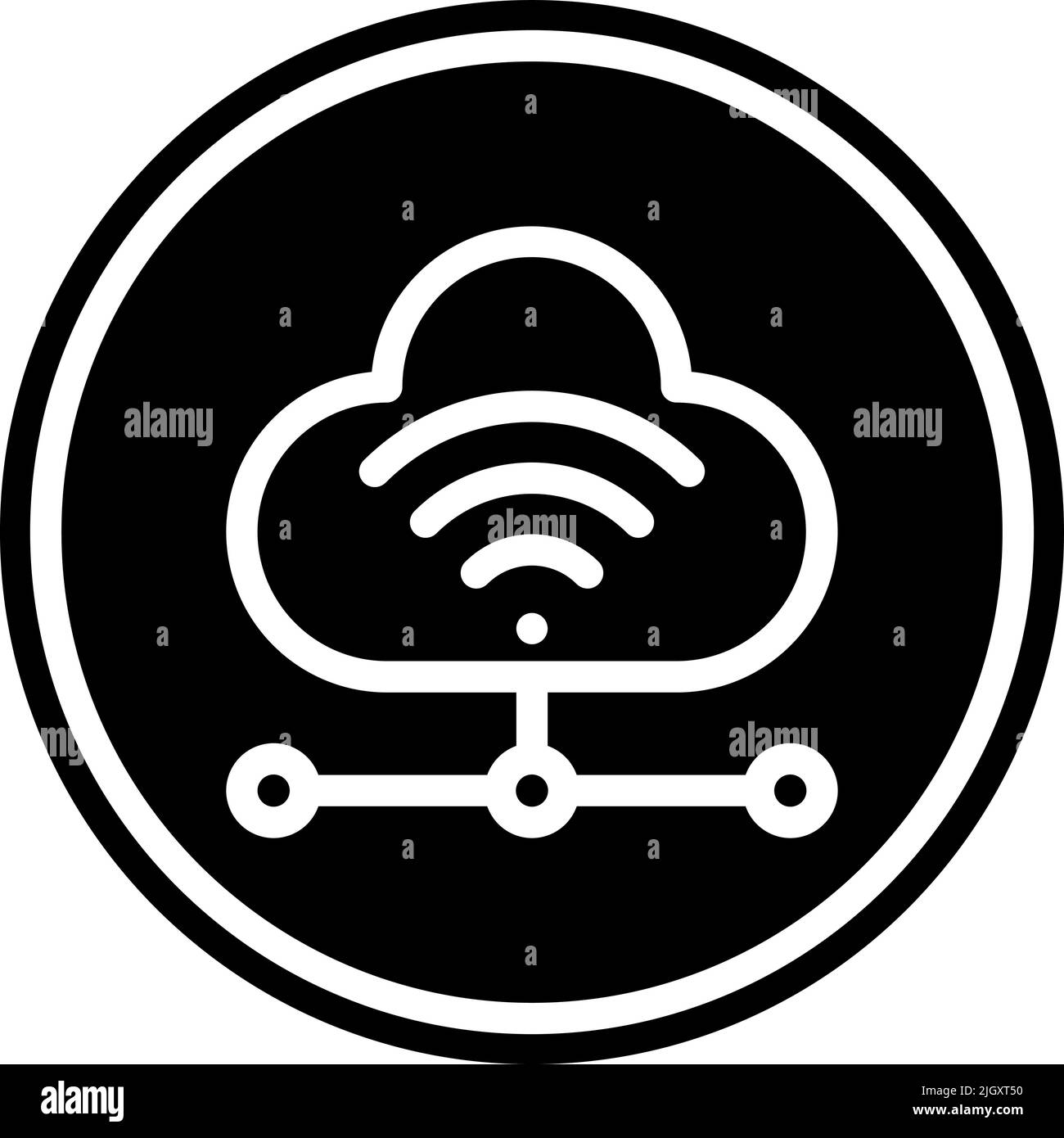 Network cloud computing and smart city Black and White Stock Photos ...