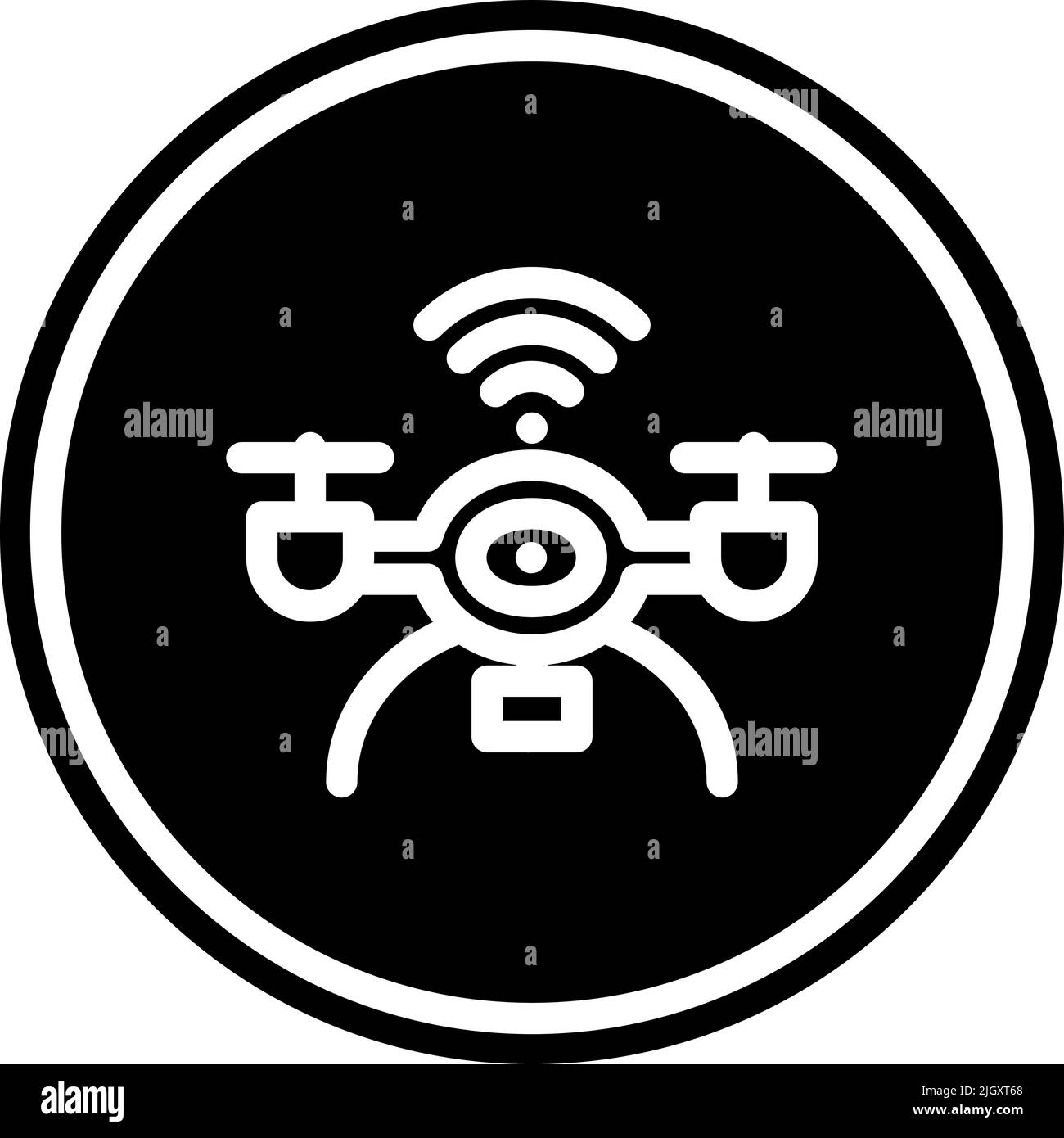 Robot drone cloud data Stock Vector Images - Alamy