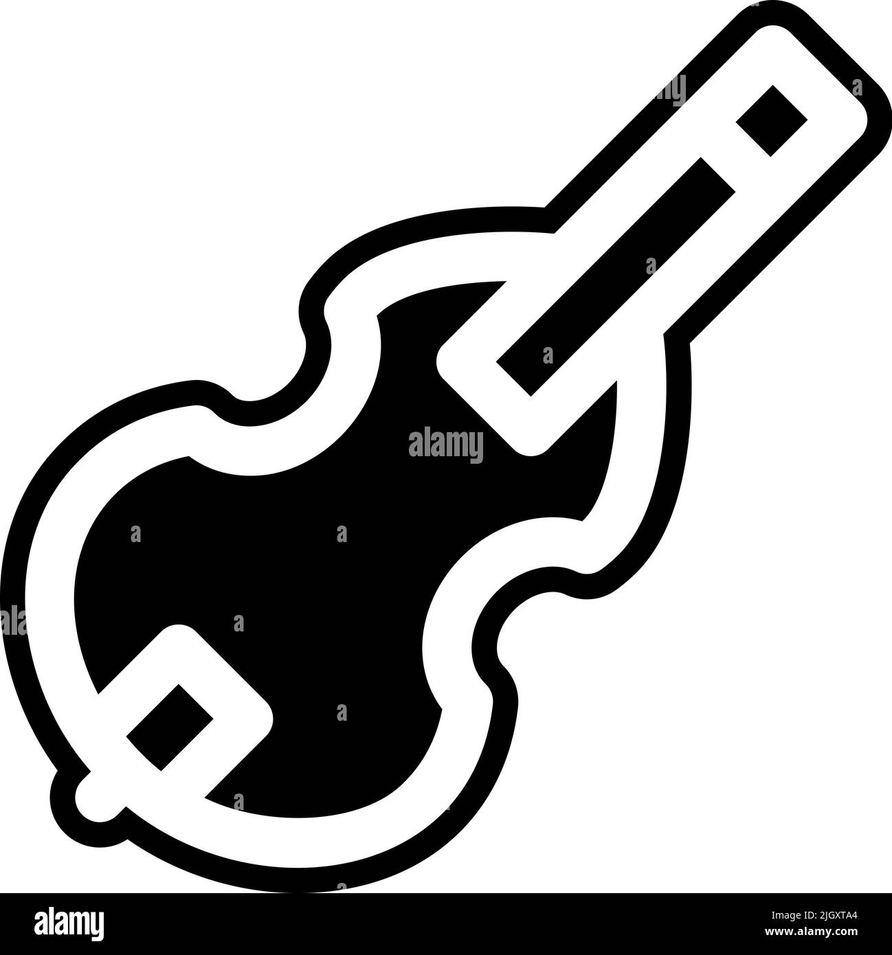 Jazz Music Double Bass Icon Stock Vector Image And Art Alamy