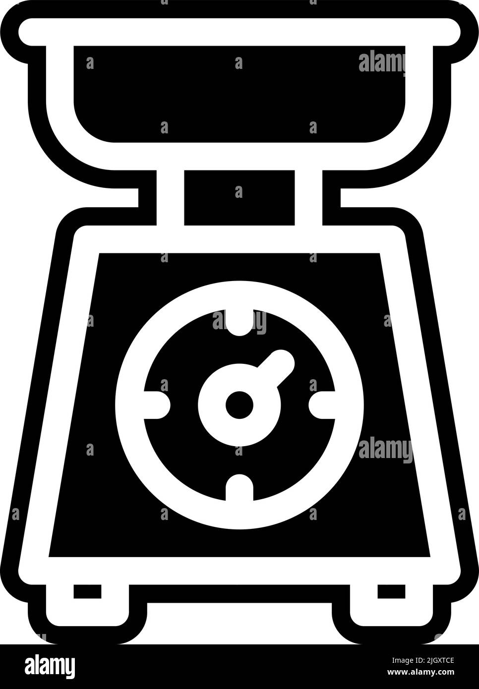 Justice scale icon digital Stock Vector Images - Alamy
