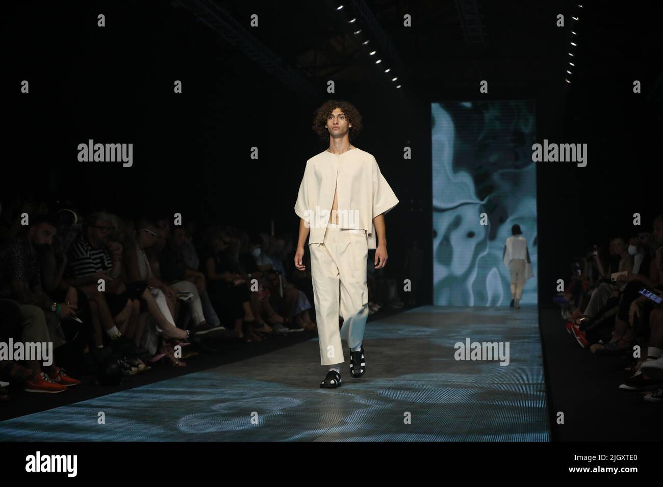 Rome, Italy, 13/07/2022, Casa Preti presenting her new collections at ...