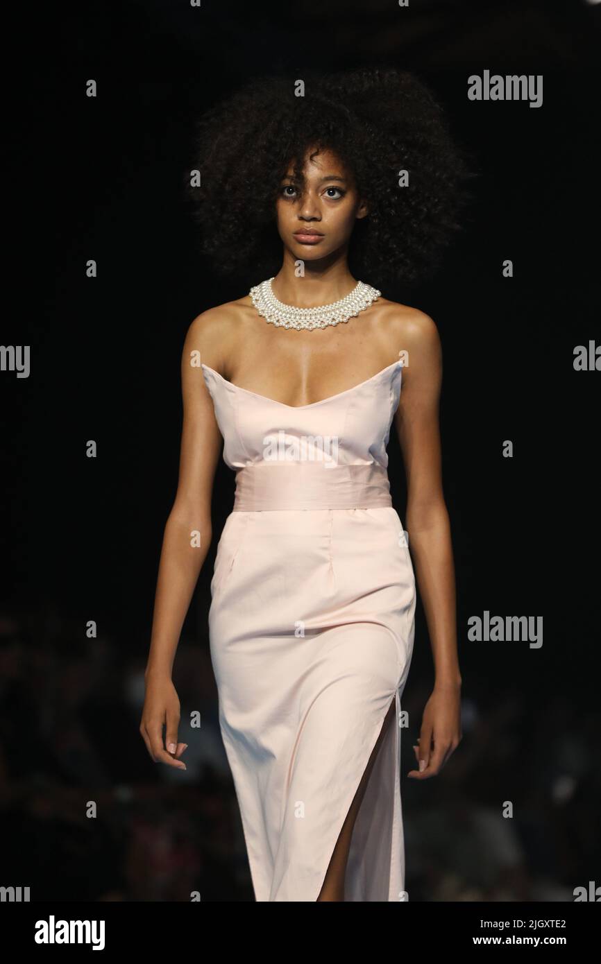 Rome, Italy, 13/07/2022, Casa Preti presenting her new collections at ...