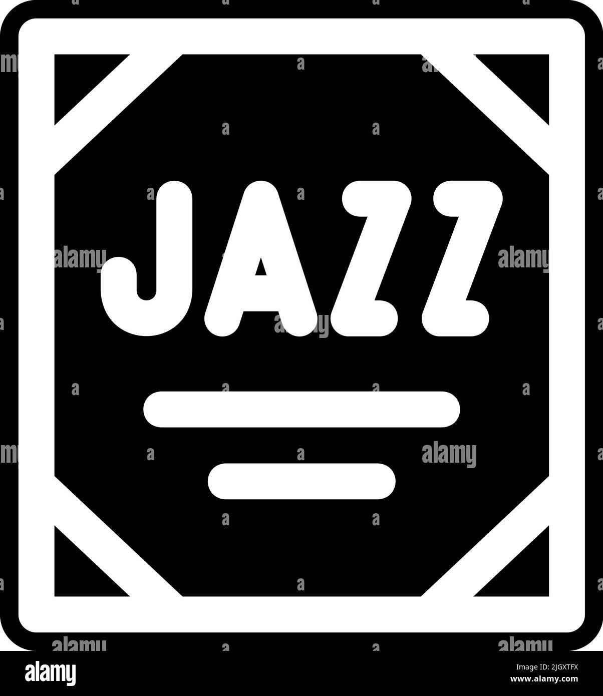 Jazz music icon Stock Vector Image & Art - Alamy
