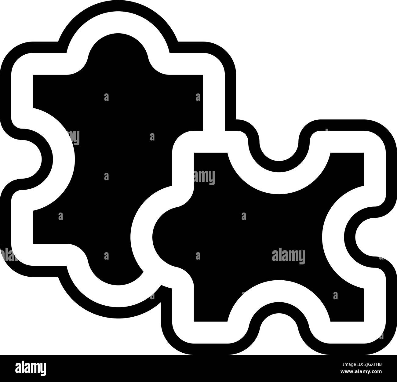 Kindergarten concept icon preschool Black and White Stock Photos ...