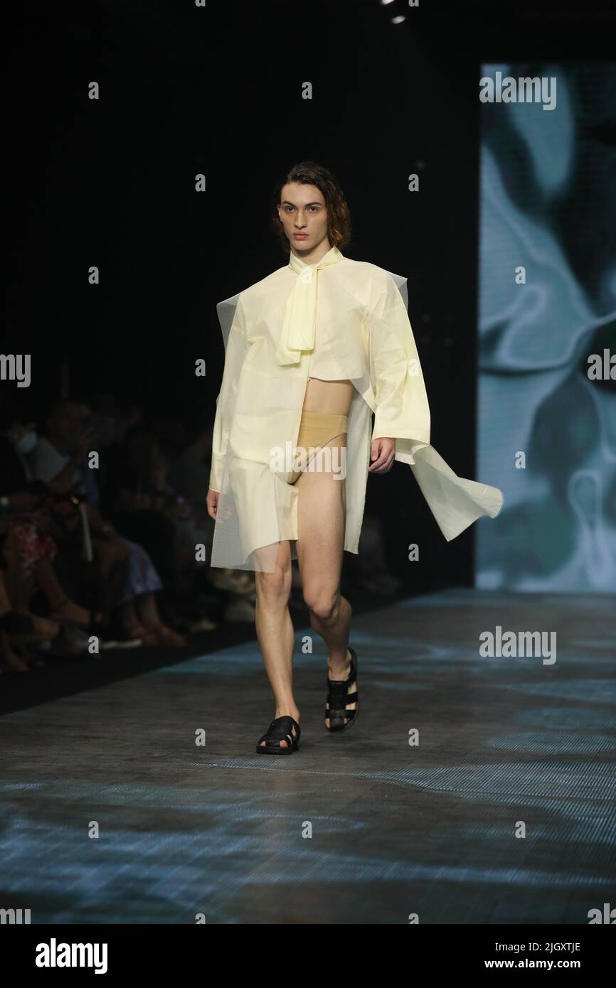 Rome, Italy, 13/07/2022, Casa Preti presenting her new collections at ...