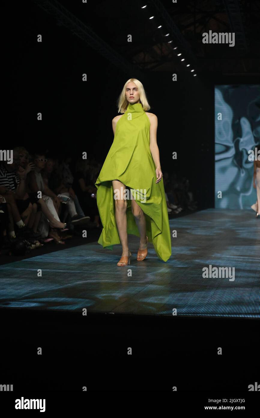 Rome, Italy, 13/07/2022, Casa Preti presenting her new collections at ...