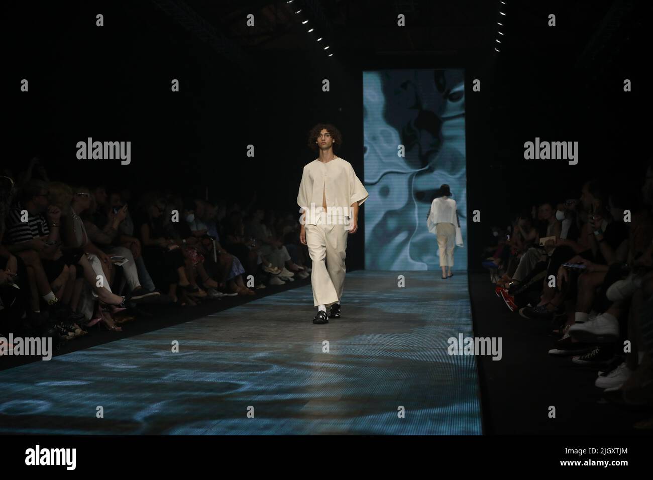 Rome, Italy, 13/07/2022, Casa Preti presenting her new collections at ...