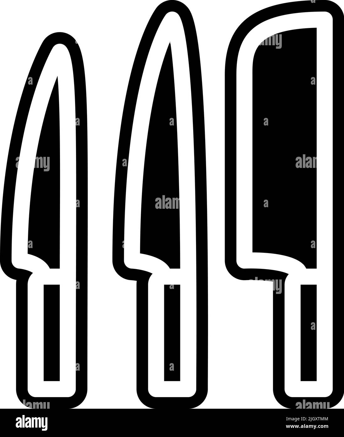 Kitchen utensil knife icon Stock Vector Image & Art - Alamy